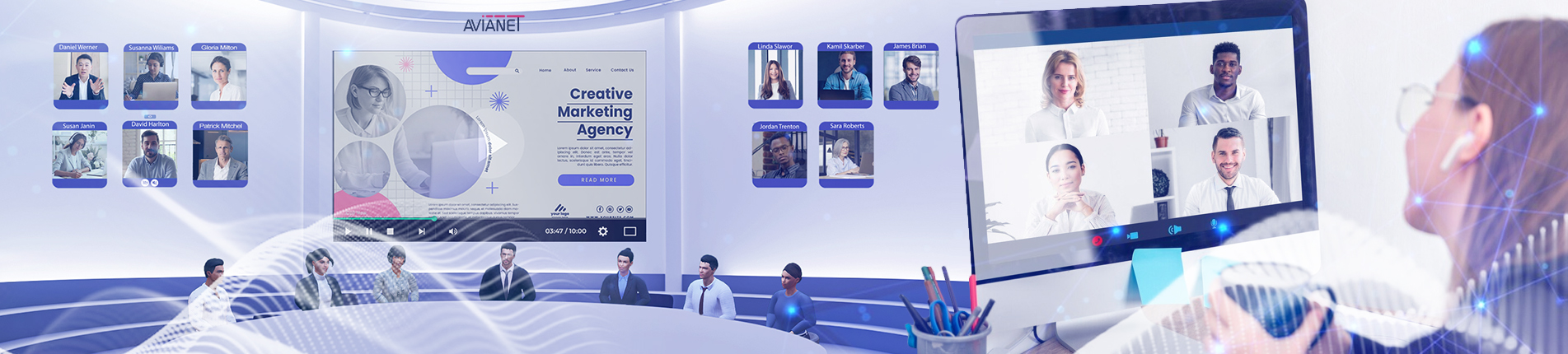 AVIANET adds 2D version to its innovative Virtual Event Platform - AVIANET